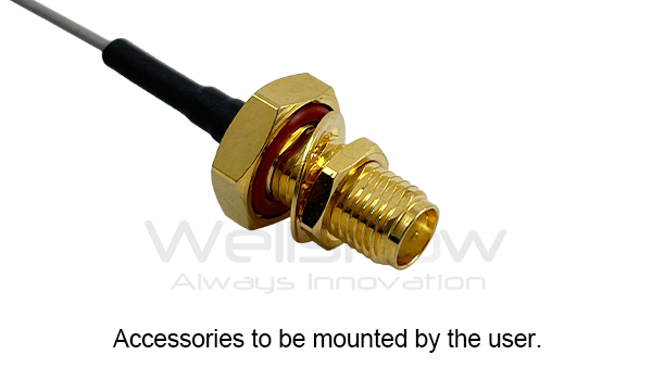 IPEX MHF to 1.13(GR) to SMA(F) bh. w/Oring, L=VARY, 9GHz - Wellshow ...