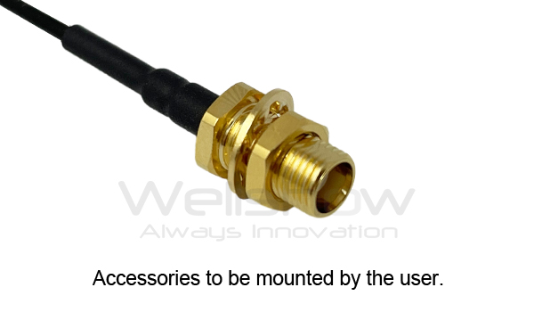IPEX MHF to 1.37(BK) to MCX(F) bh., L=VARY, 6GHz - Wellshow Technology