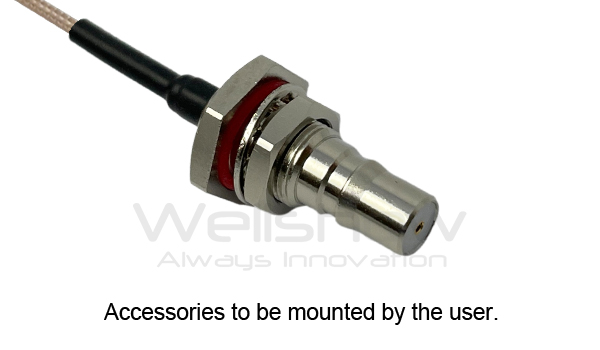 IPEX MHF to RG178(BR) to QMA(F) bh. wOring, L=VARY, 6GHz - Wellshow ...