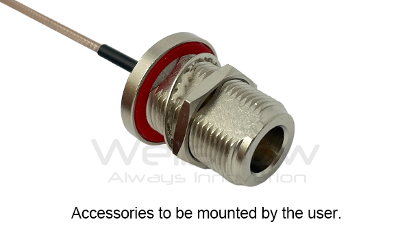 IPEX MHF to RG178(BR) to RP N(F) bh. wOring, 5psi, L=VARY, 4GHz ...