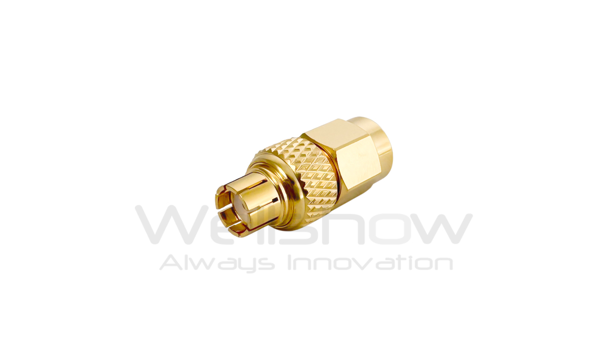 Adaptor, SMA Plug(Male) to SMA Jack(Female) Quick Mating, Straight ...