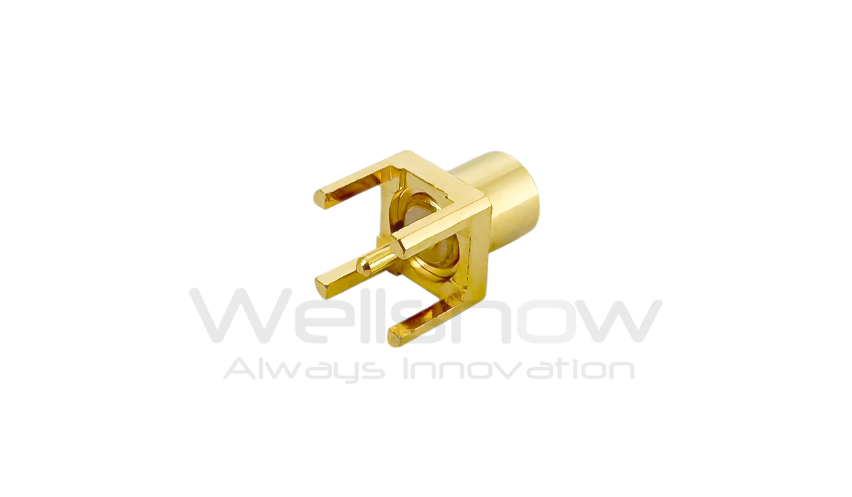 MCX Straight PCB Mount thru hole, Leg Length 3.9mm, 75ohm, 3GHz ...